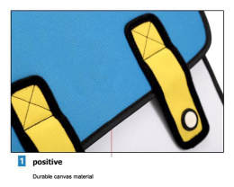 2D Backpack Blue/Yellow - 2D Bags