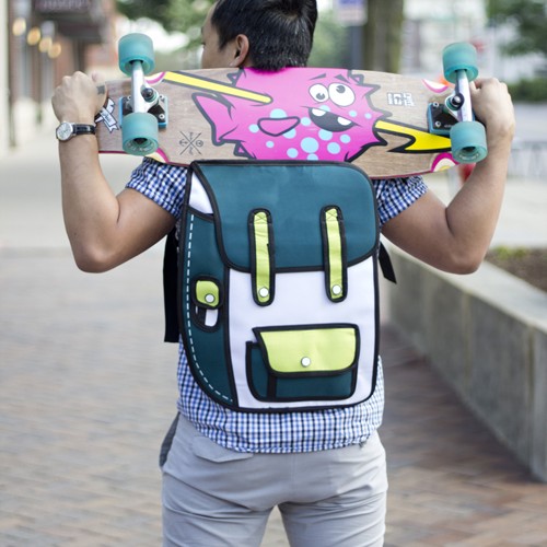 2D Backpack Blue/Yellow - 2D Bags