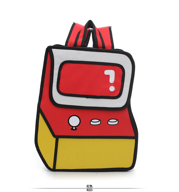 2D Bag Arcade Backpack - A Gamer's Paradise