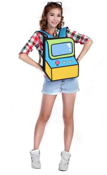 2D Bag Arcade Backpack - A Gamer's Paradise