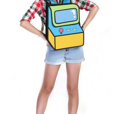 2D Bag Arcade Backpack - A Gamer's Paradise
