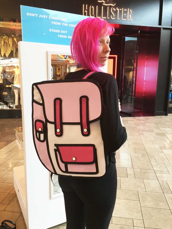 Pink 2D Backpack - 2D Bags