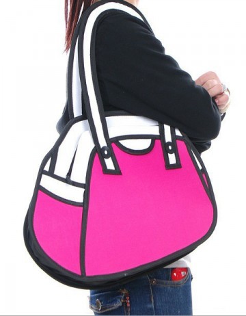 2D Bag Pink Purse - 2D Bags