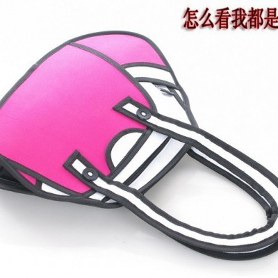 2D Bag Pink Purse - 2D Bags