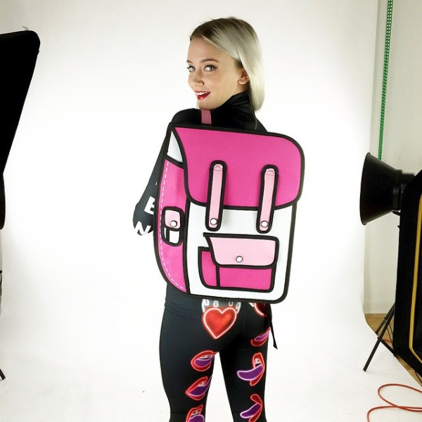 Pink 2D Backpack - 2D Bags