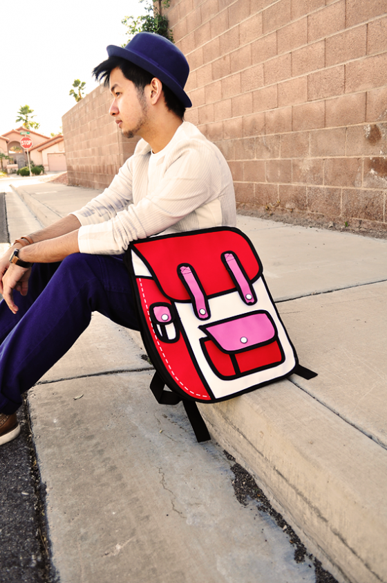 Red 2D Backpack - 2D Bags