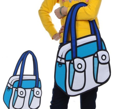 2D Bag Dual Pocket Purse - 2D Bags