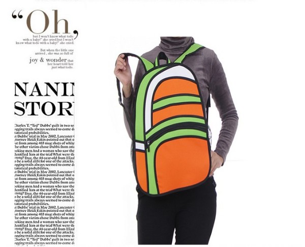 2D Backpack - Rounded Style - 2D Bags