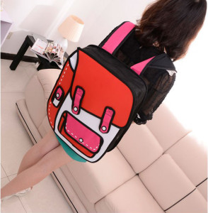Red 2D Backpack - 2D Bags