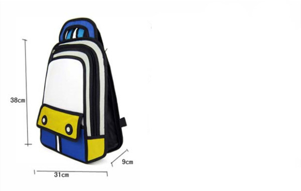 Trendy 2D Backpack - 2D Bags