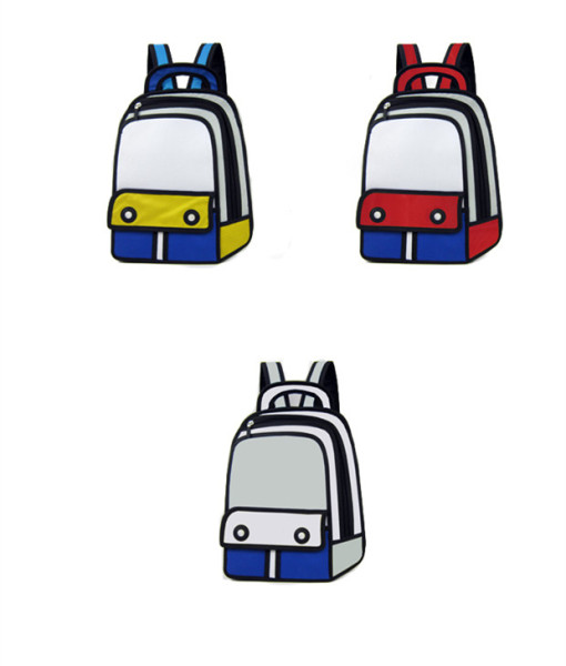 Trendy 2D Backpack - 2D Bags