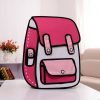 Mini 2D Backpack Pink - 2D Bags